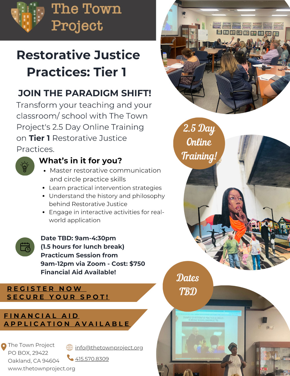 Restorative Justice Practices for Educators Tier 1: A Two-Day Online ...
